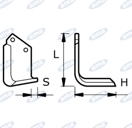 Tiller Blade for BCS 735 (HEAVY DUTY) – AMA Oceania